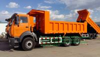 China Beiben NG80 6x4 380hp Dump Heavy Tipper Trucks Orange Color Front Lift for sale