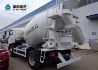 China Howo 4x2 4CBM Mini Concrete Mixer Truck with White Color is Ready in Factory for sale