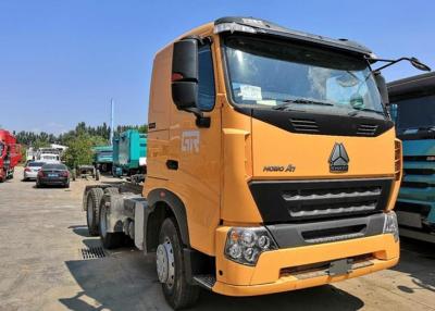 China HOWO A7 420 HP 6X4 Prime Mover Truck / Diesel Tractor Truck HF7 Front Axle for sale