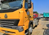 China HOWO A7 420 HP 6X4 Prime Mover Truck / Diesel Tractor Truck HF7 Front Axle for sale