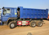 China Sinotruk 6x4 371 Horse Power Heavy Dump Truck 25 Tons Blue Color Long Life for sale