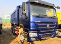 China Sinotruk 6x4 371 Horse Power Heavy Dump Truck 25 Tons Blue Color Long Life for sale