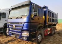 China Sinotruk 6x4 371 Horse Power Heavy Dump Truck 25 Tons Blue Color Long Life for sale
