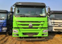 China Green Color HOWO Rear Heavy Duty Dump Truck 30 Cubic Meter Easy Operation for sale