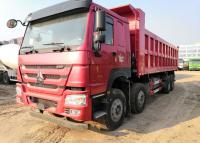 China HOWO Heavy Duty 6x4 Dump Truck Equipment with 371hp Red Color International Dump Truck for sale
