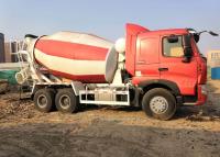 China HOWO Heavy Duty Cement Mixer Truck 10 Wheels Euro IV Standard CCC / ISO for sale