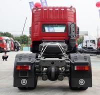 China SINOTRUK STEYR 4X2 Tractor Trailer Dump Truck In Red Color For 8-20 Ton for sale
