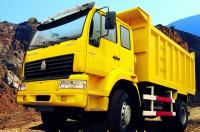 China Yellow Color SINOTRUK SWZ Dump Truck 6x4 7-15m3 Volume And 20 Ton Loading Capacity for sale