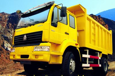 China Yellow Color SINOTRUK SWZ Dump Truck 6x4 7-15m3 Volume And 20 Ton Loading Capacity for sale