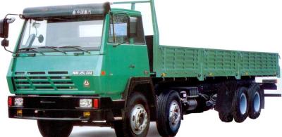 China ZZ1316M4669V SINOTRUK STEYR Heavy Duty Cargo Truck 8X4 Green Red And Blue Color for sale