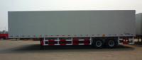 China 2 Axles Heavy Duty Semi Trailers Semi Van Trailer 13000kg Loading Capacity for sale