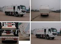 China 6x4 Euro II Emission Standard Trash Compactor Truck , Compact Garbage Truck 12m3 for sale