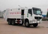 China 6x4 Euro II Emission Standard Trash Compactor Truck , Compact Garbage Truck 12m3 for sale