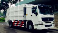China White Color 12m3 Garbage Compactor Truck SINOTRUK HOWO 4x2 6000L Volume for sale