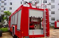China Rescue Fire Truck 4x2 251hp - 350hp SINOTRUK HOWO Fire Fighter Truck 6m3 Water Tank for sale