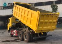 China Yellow 50t Load 75km / H Heavy Duty Dump Truck for sale