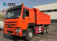 China Orange 6x4 371hp 20M3 Heavy Duty Dump Truck With 10 Tyres for sale