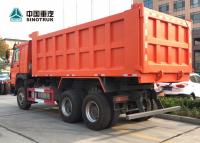 China Orange 6x4 371hp 20M3 Heavy Duty Dump Truck With 10 Tyres for sale