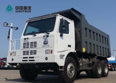 China White 6x4 Mining King Heavy Duty Dump Truck 70T Payload Special Design for sale