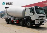 China Durable SINOTRUK HOWO EURO 2 371HP Concrete Mixer Truck 8X4 10CBM 12CBM 12 Wheels for sale