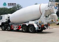 China Durable SINOTRUK HOWO EURO 2 371HP Concrete Mixer Truck 8X4 10CBM 12CBM 12 Wheels for sale