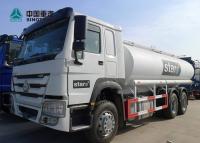 China HOWO EURO 2 336 Fuel Tank Truck , Oil Tanker Truck 25CBM 20 Tons Payload for sale