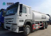 China HOWO EURO 2 336 Fuel Tank Truck , Oil Tanker Truck 25CBM 20 Tons Payload for sale