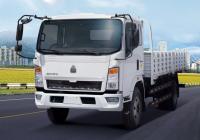 China HOWO 4x2 Light Duty Commercial Trucks Fuel Saving Brown Color 160hp 8.2t Rear Axle for sale