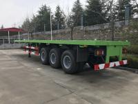 China 13T Loading Capacity Howo Flatbed Semi Trailer With Air Suspension for sale