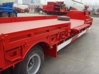 China Promotion 4 Axle 60 Tons Low Bed Heavy Duty Semi Trailers With Long Service Life for sale