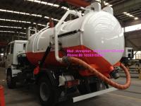 China Sinotruk Sanitation Enterprise Sewage Collection Truck 8-12CBM 4X2 Liquid Waste Trucks for sale