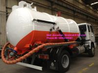 China Sinotruk Sanitation Enterprise Sewage Collection Truck 8-12CBM 4X2 Liquid Waste Trucks for sale