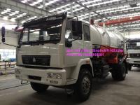 China Sinotruk Sanitation Enterprise Sewage Collection Truck 8-12CBM 4X2 Liquid Waste Trucks for sale