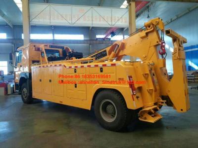 China Sinotruk Howo7 Euro2 10-15T Wrecker Truck 4x2 6 Wheels With 336hp Power for sale