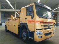 China Sinotruk Howo7 Euro2 10-15T Wrecker Truck 4x2 6 Wheels With 336hp Power for sale