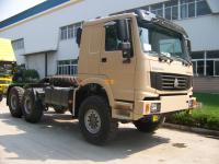 China 6x6 Sinotruk Howo7 Tractor Truck Euro2 Emission Stander 371hp For 50T Tow Capacity for sale