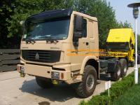 China 6x6 Sinotruk Howo7 Tractor Truck Euro2 Emission Stander 371hp For 50T Tow Capacity for sale