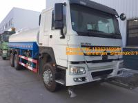China 6 X 4 20000L 371hp Water Tank Truck With Spray System Of Sinotruk Howo7 for sale