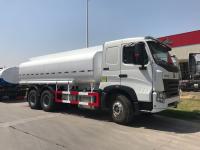 China 21000 Liters Sinotruk Howo A7 6x4 Fuel Tank Truck Lhd 4 Mm Tank Thickness for sale