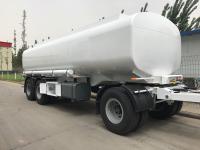 China Three Axles Fuel Tanker Full Heavy Duty Semi Trailers Mechanical Suspension for sale