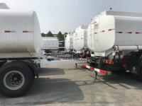 China Three Axles Fuel Tanker Full Heavy Duty Semi Trailers Mechanical Suspension for sale