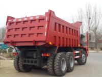 China Red Sinotruk 6x4 Rc Heavy Duty Dump Truck Tipper 60 Ton Mining With Hova Chassis for sale