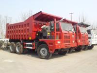 China Red Sinotruk 6x4 Rc Heavy Duty Dump Truck Tipper 60 Ton Mining With Hova Chassis for sale