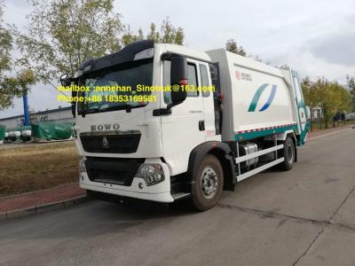 China 4x2 12m3 Sinotruk Howo7 Garbage Collection Truck 290hp 336hp Left Hand Drive Euro2 for sale