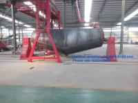 China 3 Fuwa Axles Concrete Mixer Semi Trailer / Bulk Cement Trailer 50-60 Cbm​ for sale