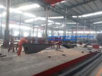 China 3 Fuwa Axles Concrete Mixer Semi Trailer / Bulk Cement Trailer 50-60 Cbm​ for sale