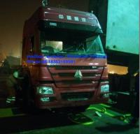 China Howo Tractor Trailer Truck LHD 10 Wheels HW 79 High Roof Cab 102 Km / H for sale