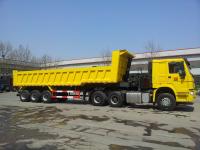 China 50 - 70T Sinotruk CIMC 45cbm Tipper Dump Truck Trailer For Bauxite Ore Loading for sale