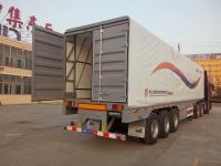 China Steel Box Van Heavy Duty Semi Trailers 40 Ton Max Payload 12000*2500*3600mm for sale