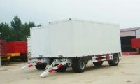 China ISO Passed 2 Axles Semi Trailer Tow Dolly Trailer Two Or Four Wheels High Pull Strength for sale